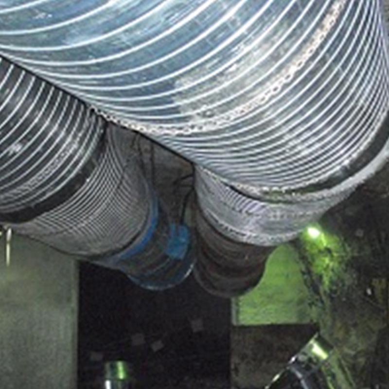 Steel Rigid Ventilation Ducting & Accessories - UG Mining